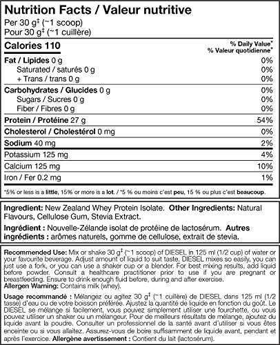 stevia-sweetened protein powder