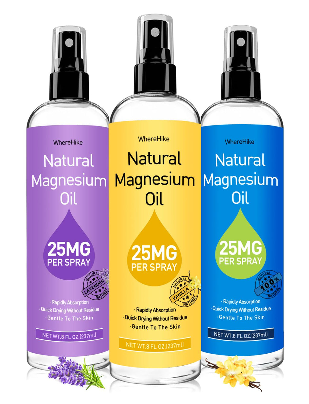 Stilip magnesium spray for muscle relaxation