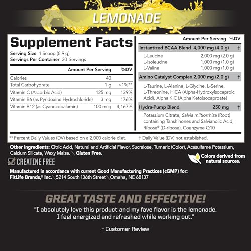 stim-free BCAA drink mix