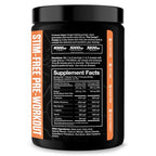 stim-free pre-workout for energy boost