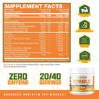stim free pre workout for energy