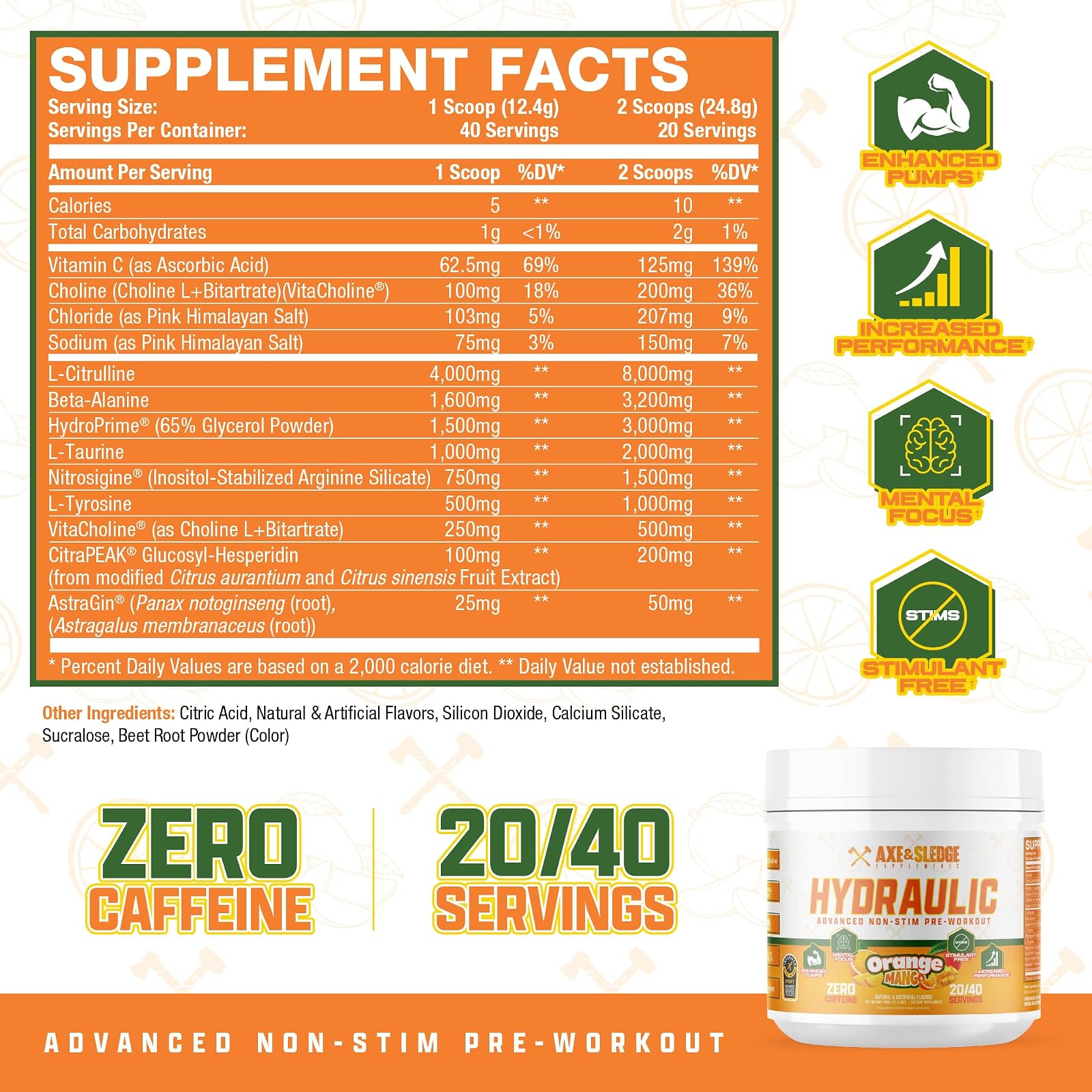 stim free pre workout for energy