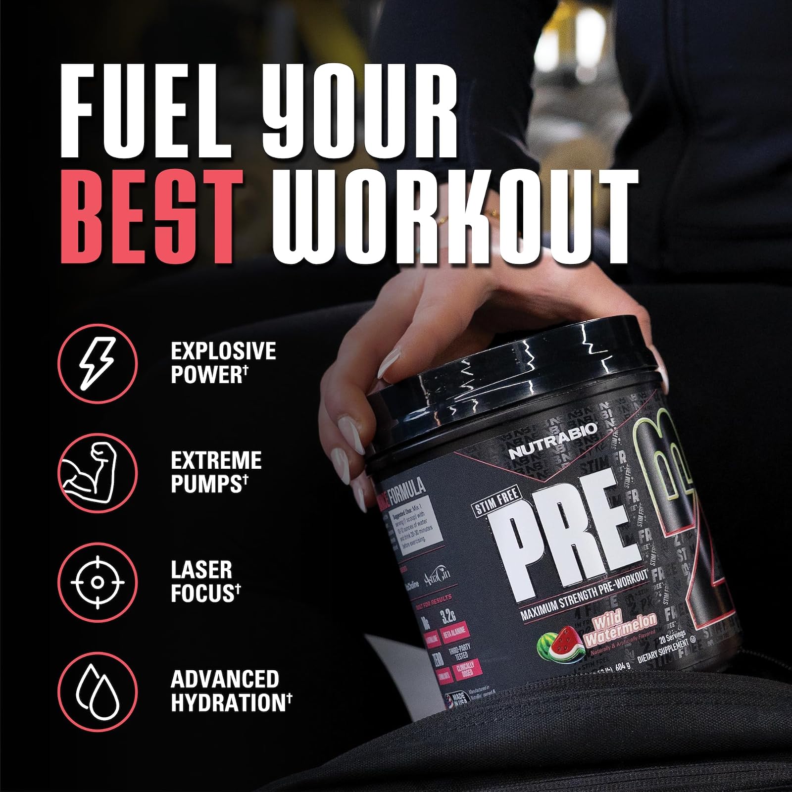 stim-free pre-workout for sensitive users