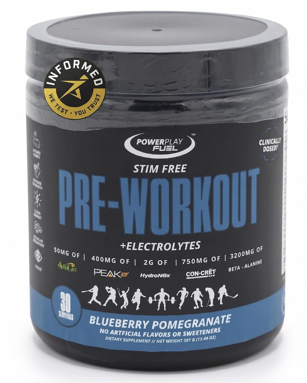 stim free pre workout powder
