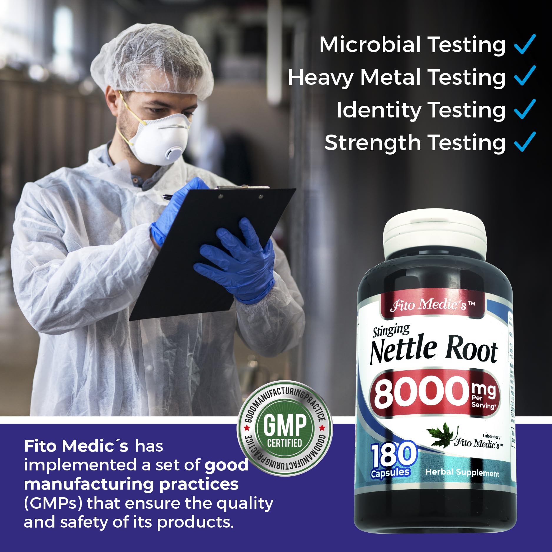 stinging nettle capsules for men's health