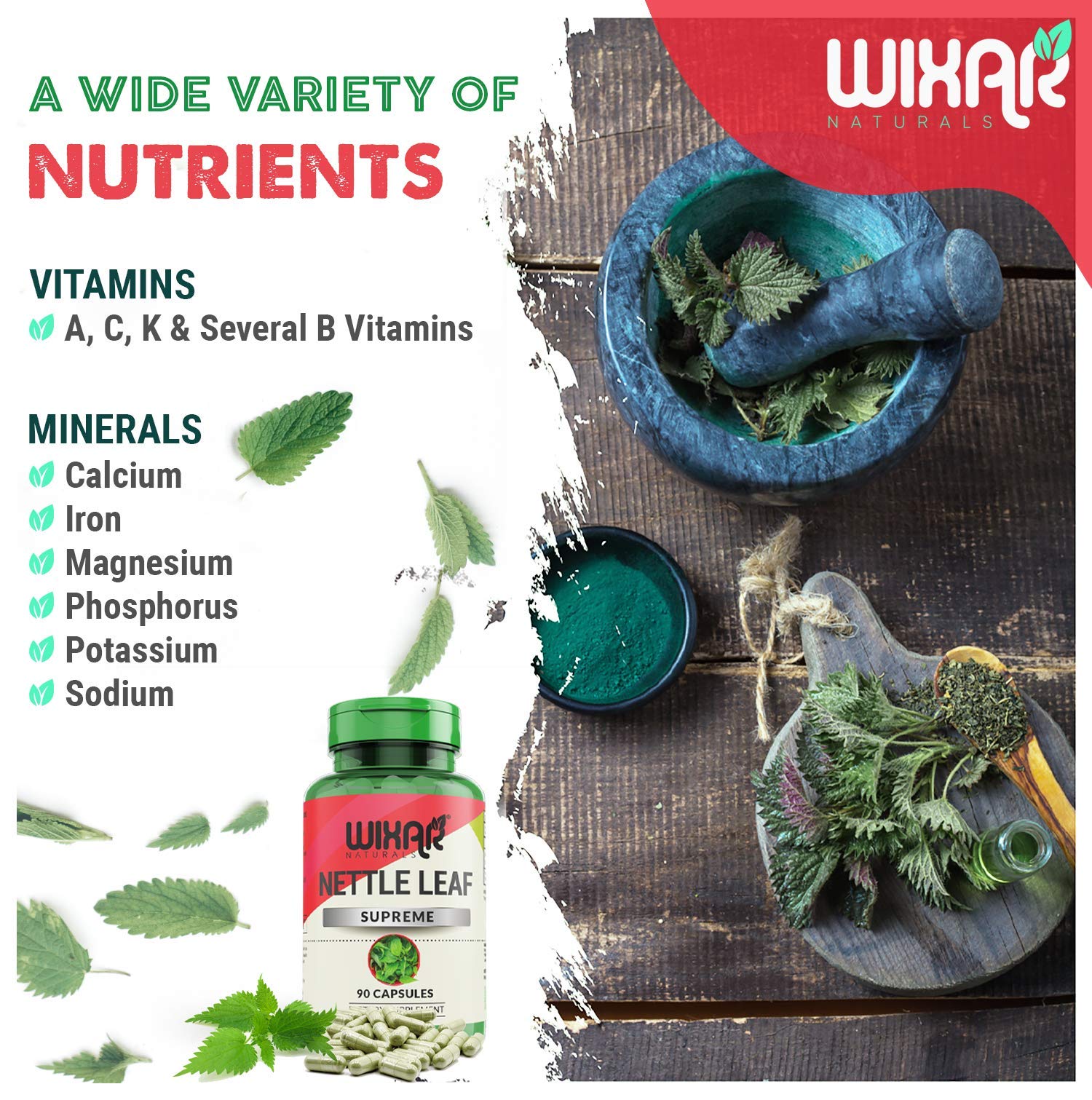 stinging nettle capsules for vitality