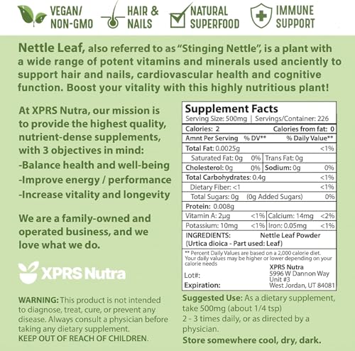 stinging nettle for overall health
