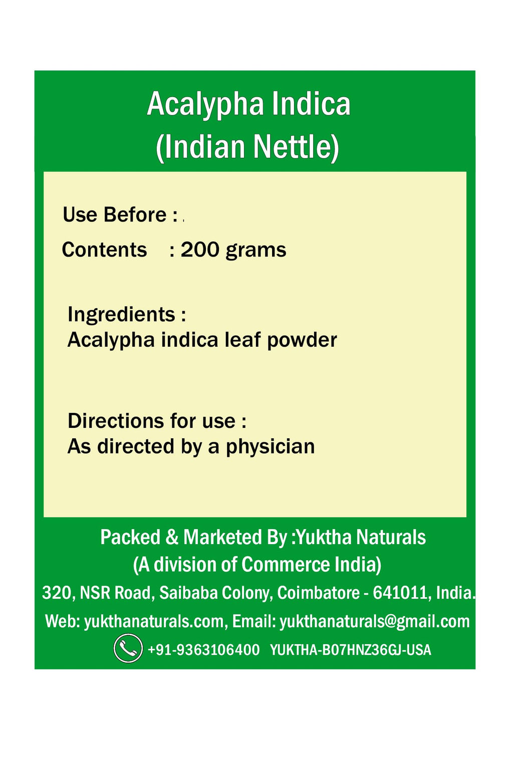 stinging nettle powder for natural health