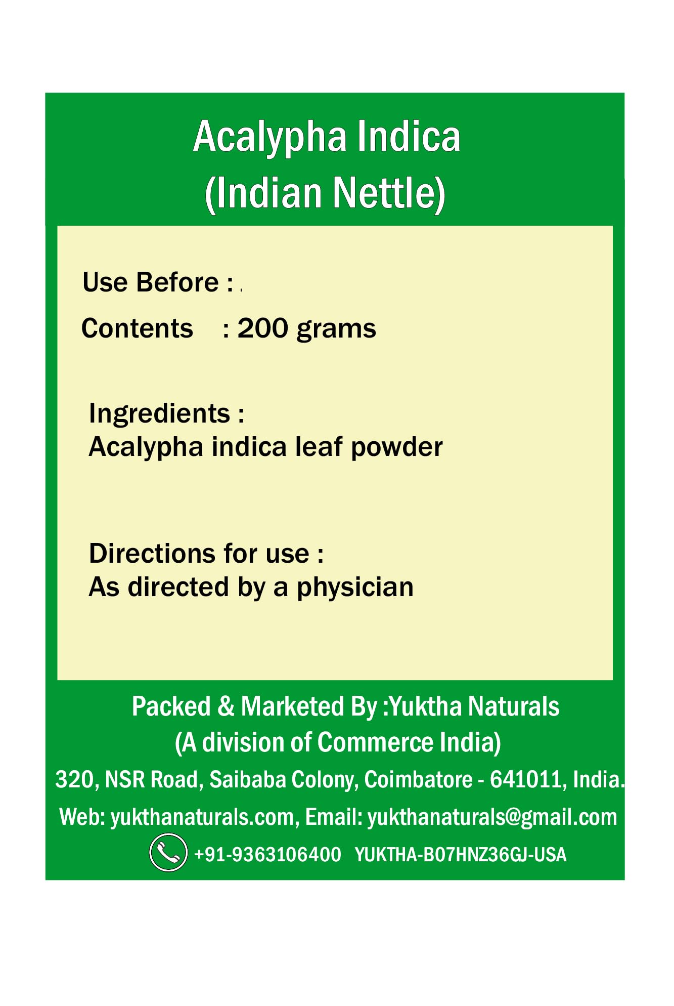 stinging nettle powder for natural health