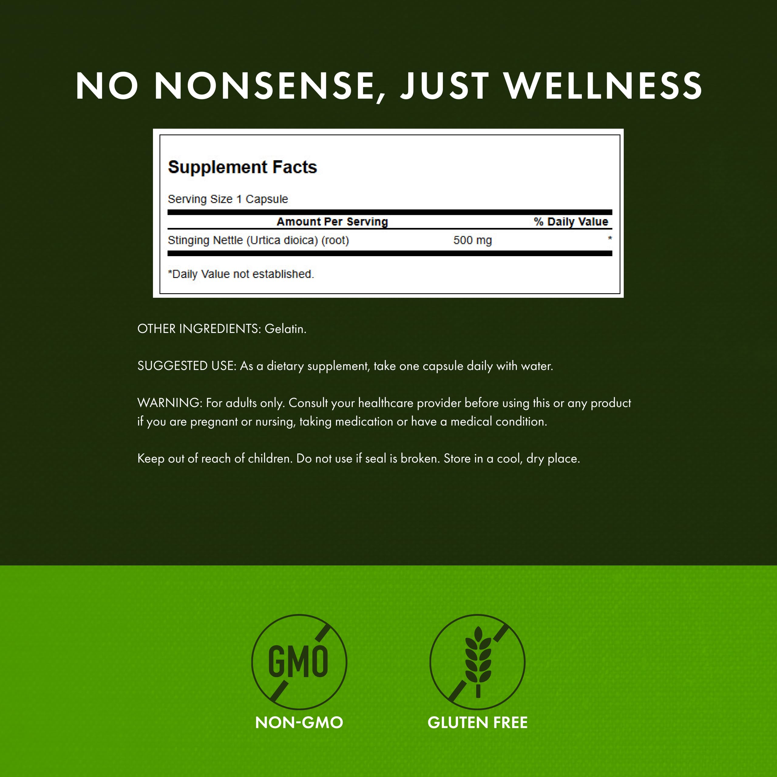 stinging nettle root for immune support