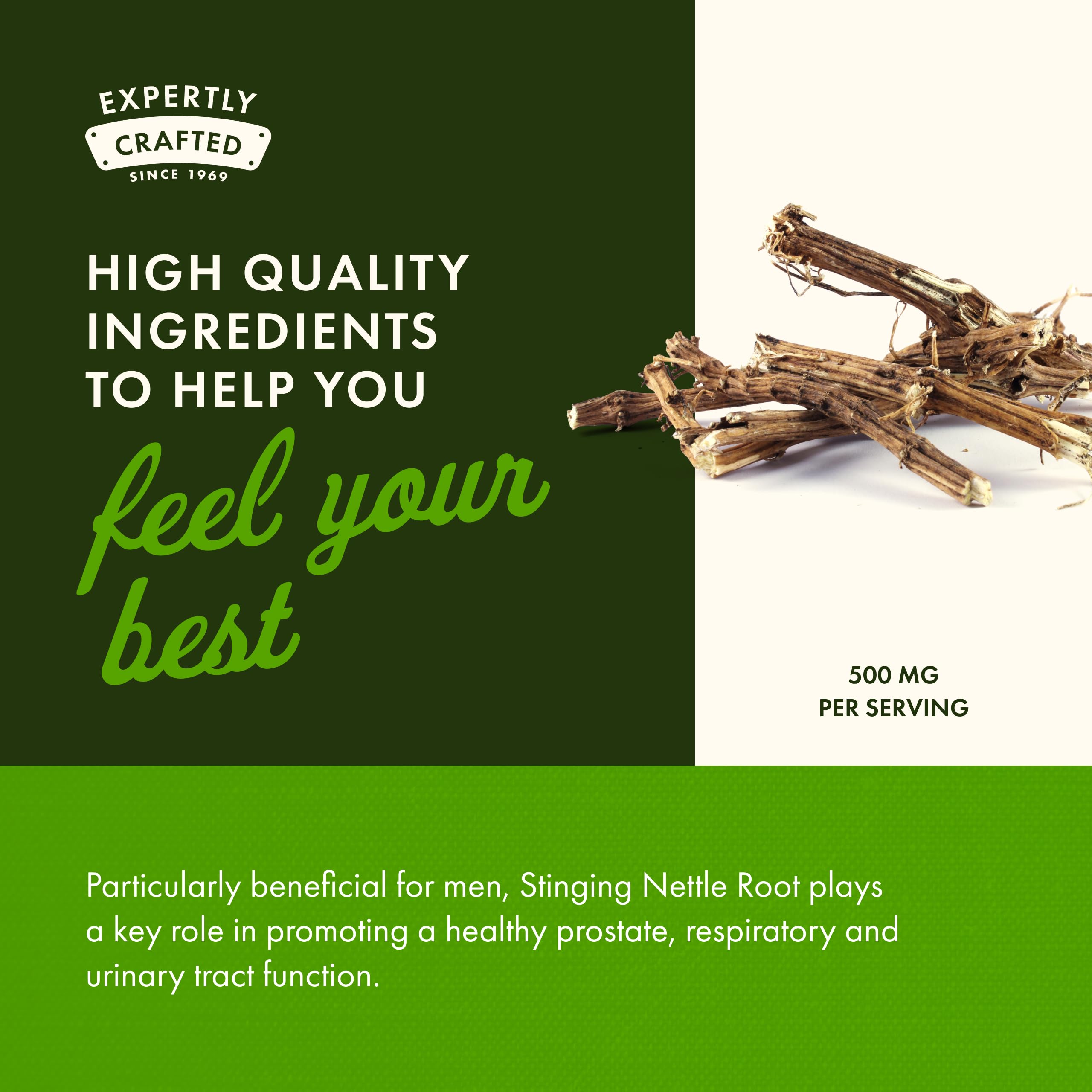 stinging nettle root for men's health