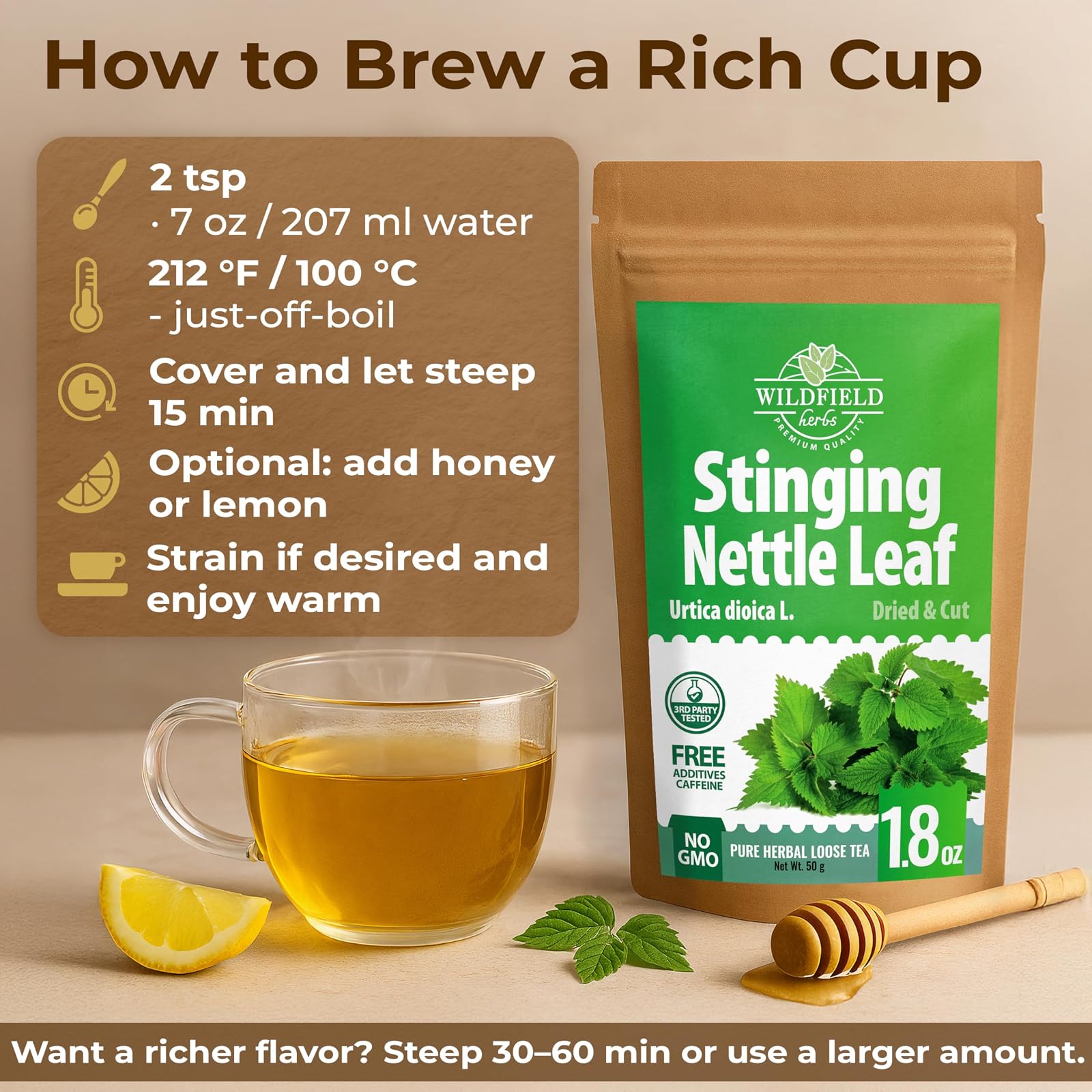 stinging nettle tea for energy