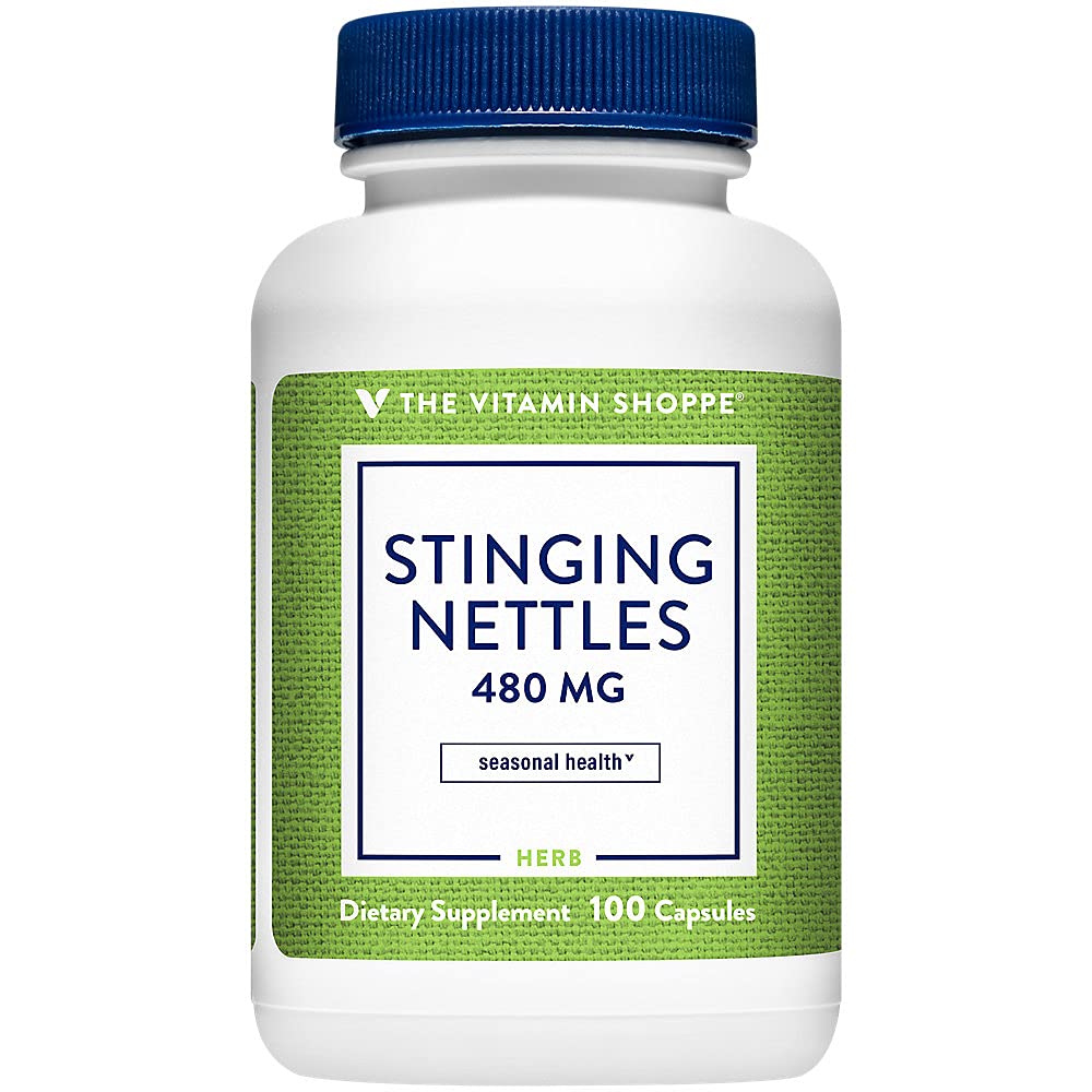 stinging nettles herbal supplement capsules