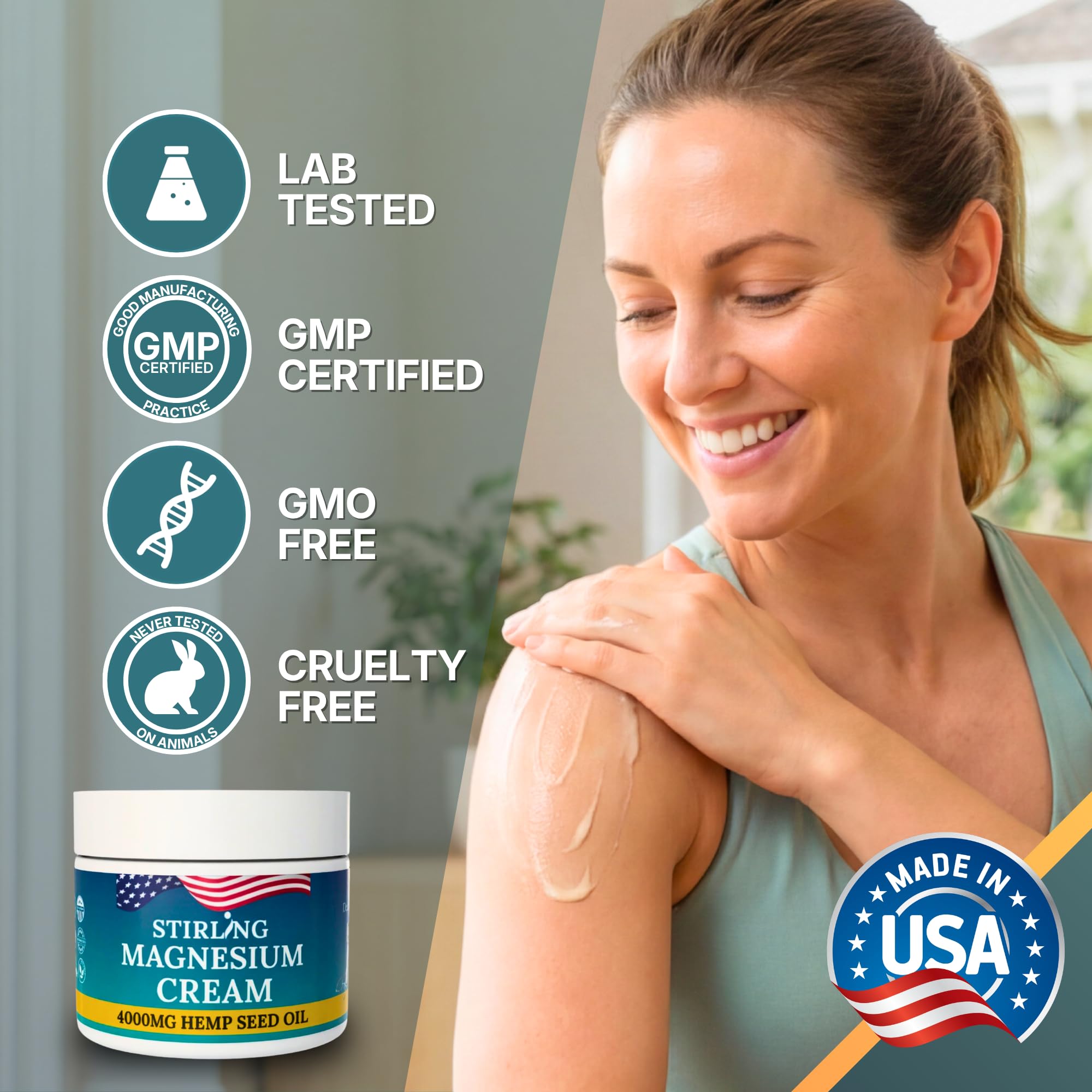 STIRLING magnesium cream for active lifestyles