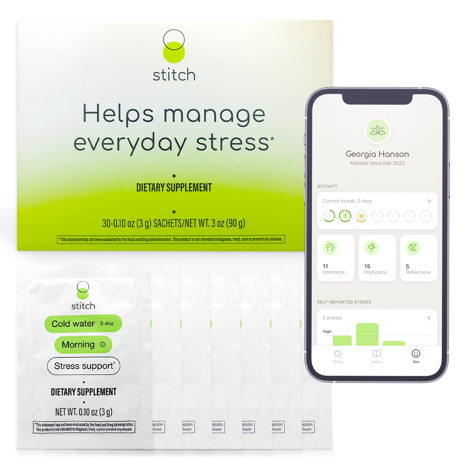 Stitch Daily Probiotic for gut health