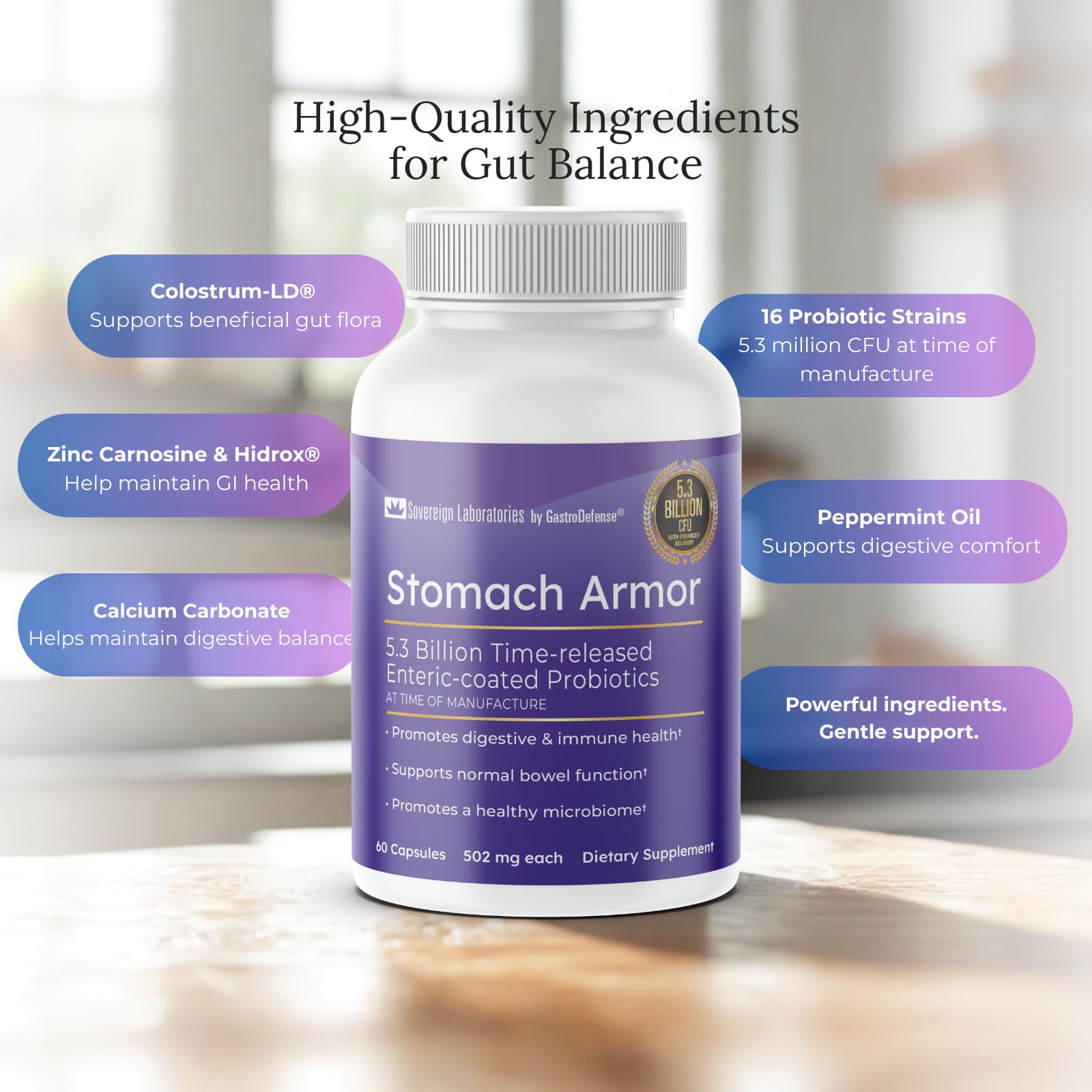 stomach armor probiotics for adults