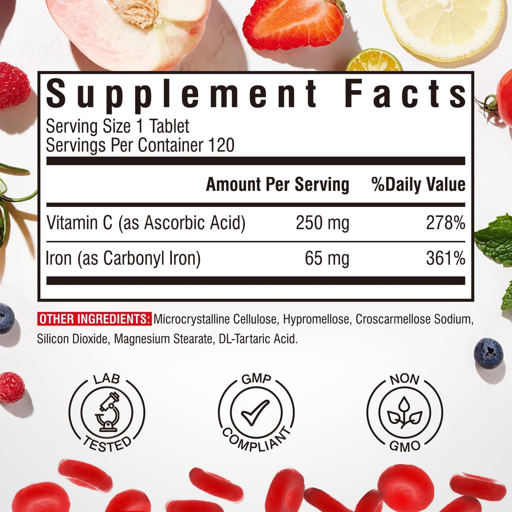 stomach friendly iron pills
