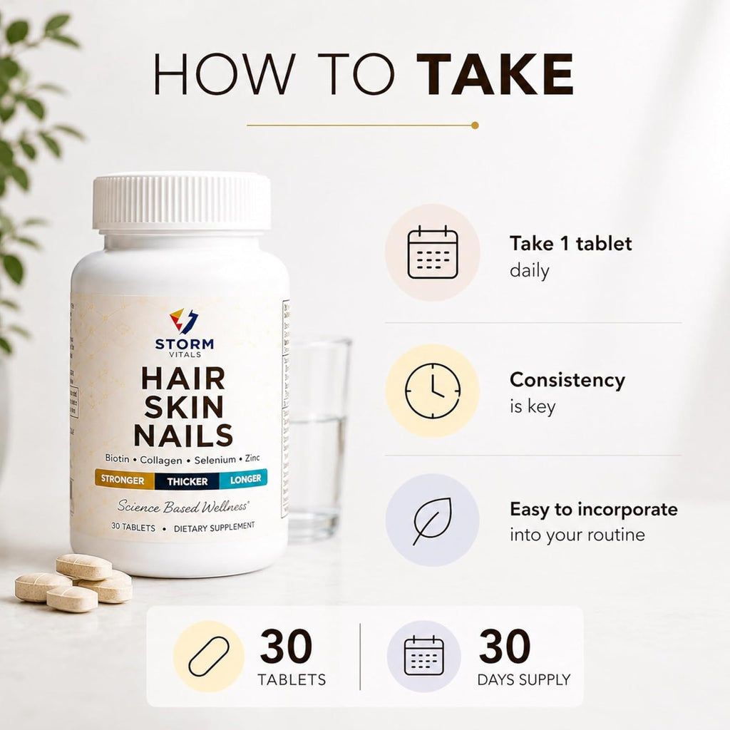 STORM VITALS hair skin nails supplement