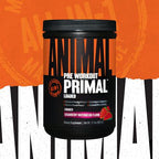 Straw melon flavour pre-workout supplement