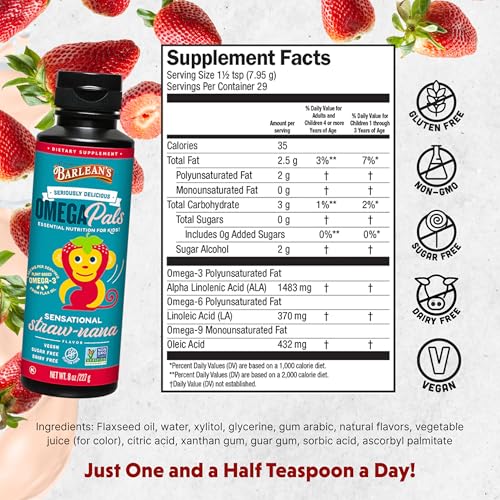 Straw-Nana kids omega 3 supplement