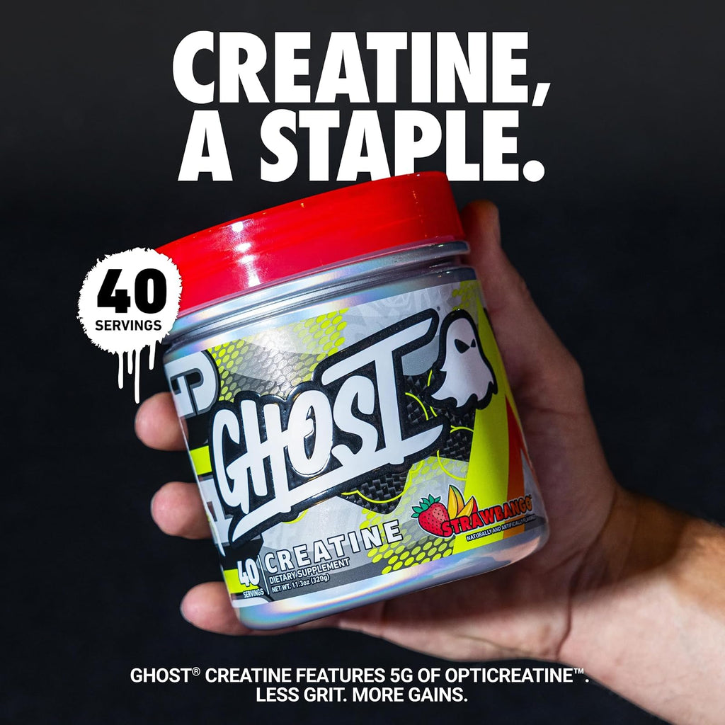 Strawbango flavour creatine for energy