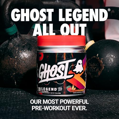 Strawbango flavour pre-workout supplement