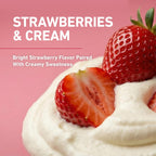 Strawberries and cream whey protein