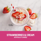 Strawberries & Cream multivitamin powder