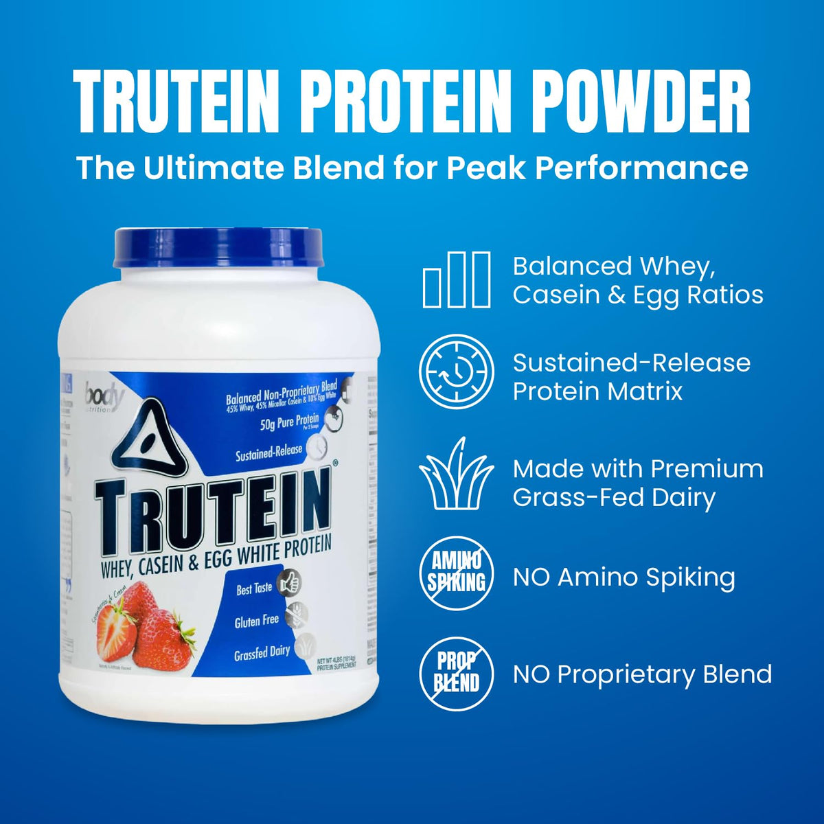 Strawberries & Cream protein supplement