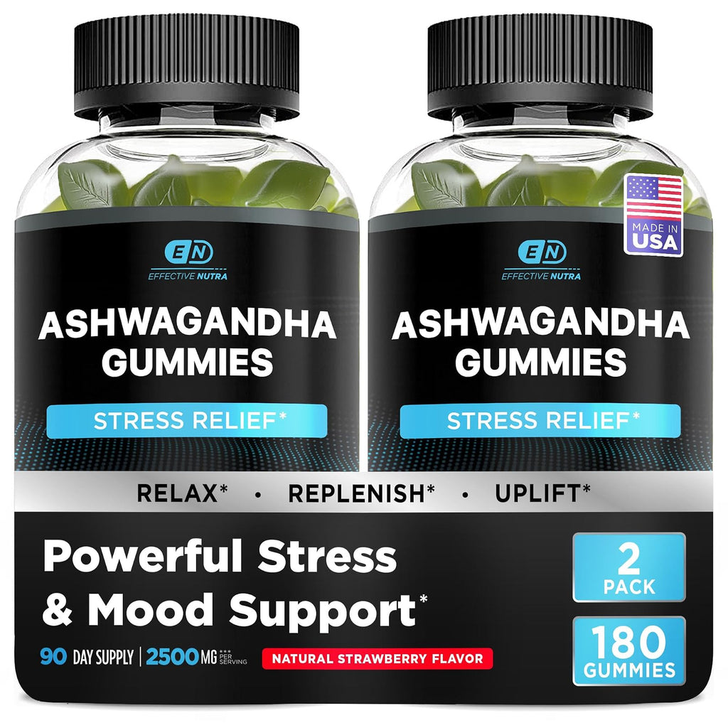 strawberry ashwagandha gummies for stress relief