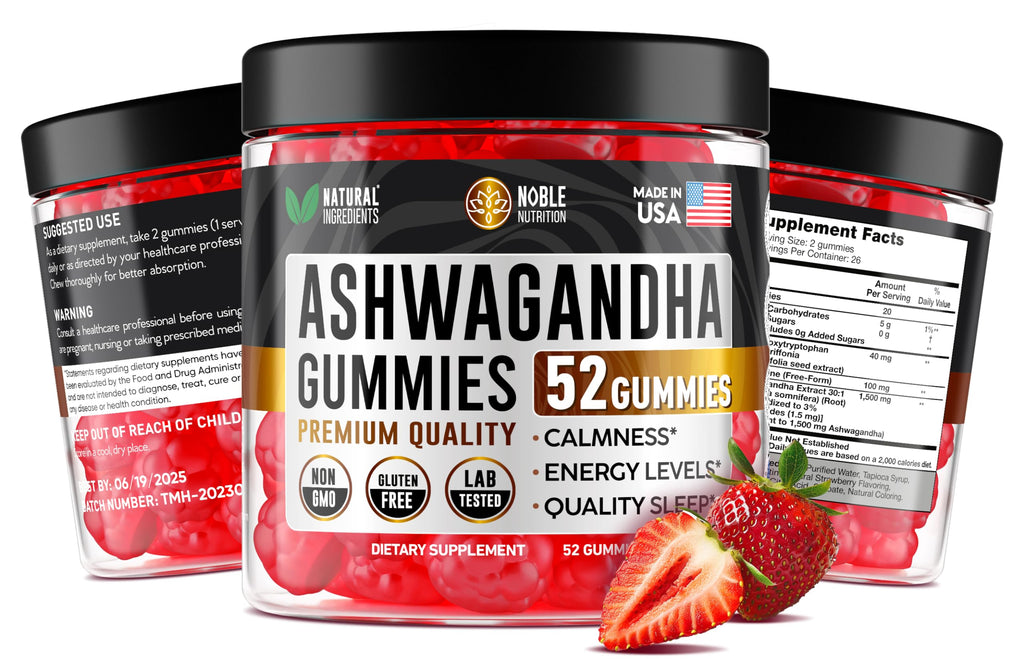 strawberry ashwagandha gummies for wellness