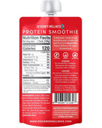 Strawberry banana protein smoothie mix