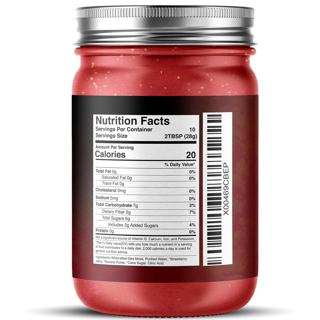 strawberry banana sea moss benefits