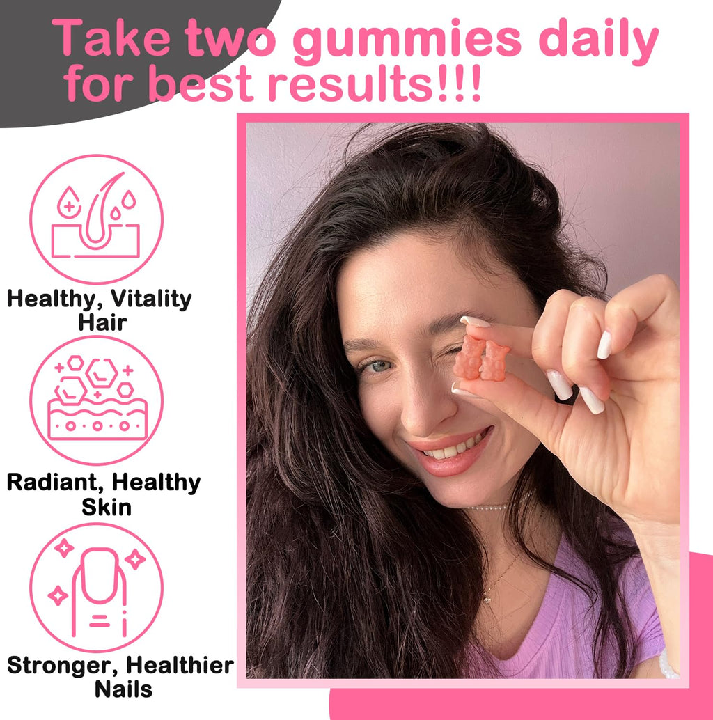 strawberry biotin gummies for nails