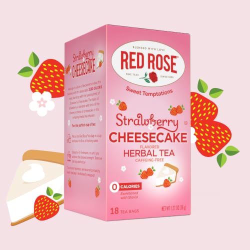 Strawberry cheesecake flavour tea bags