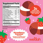 Strawberry coconut creatine supplement