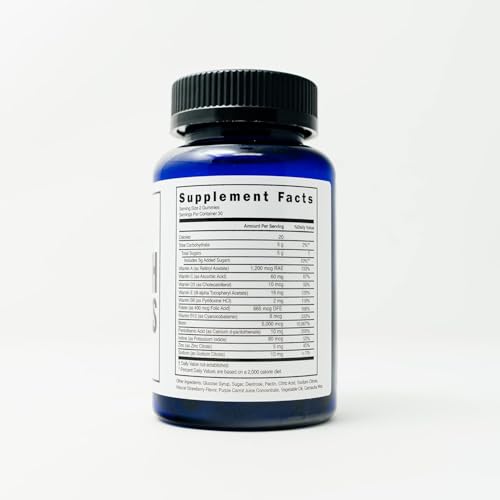 strawberry coconut flavour hair vitamins