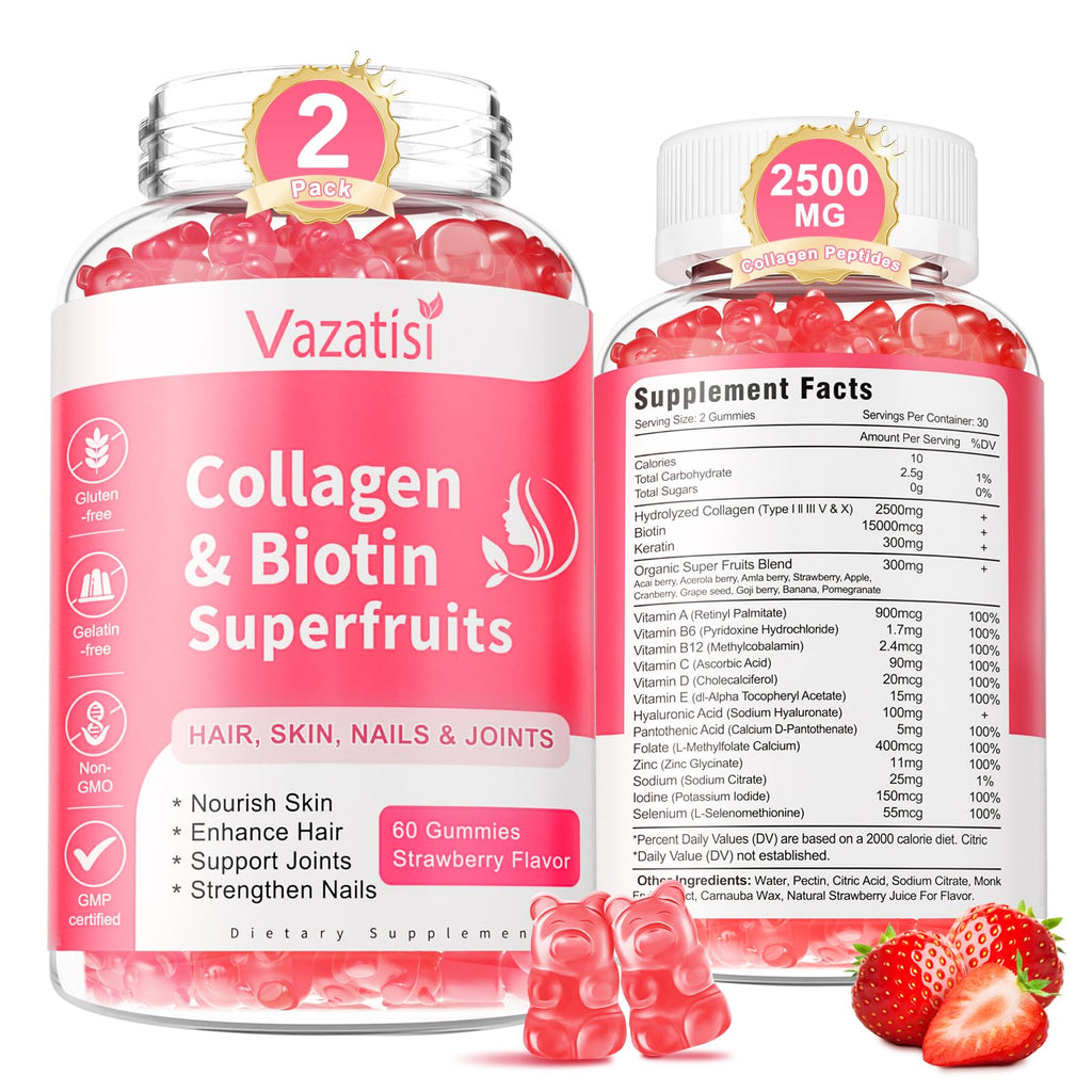 strawberry collagen gummies for beauty