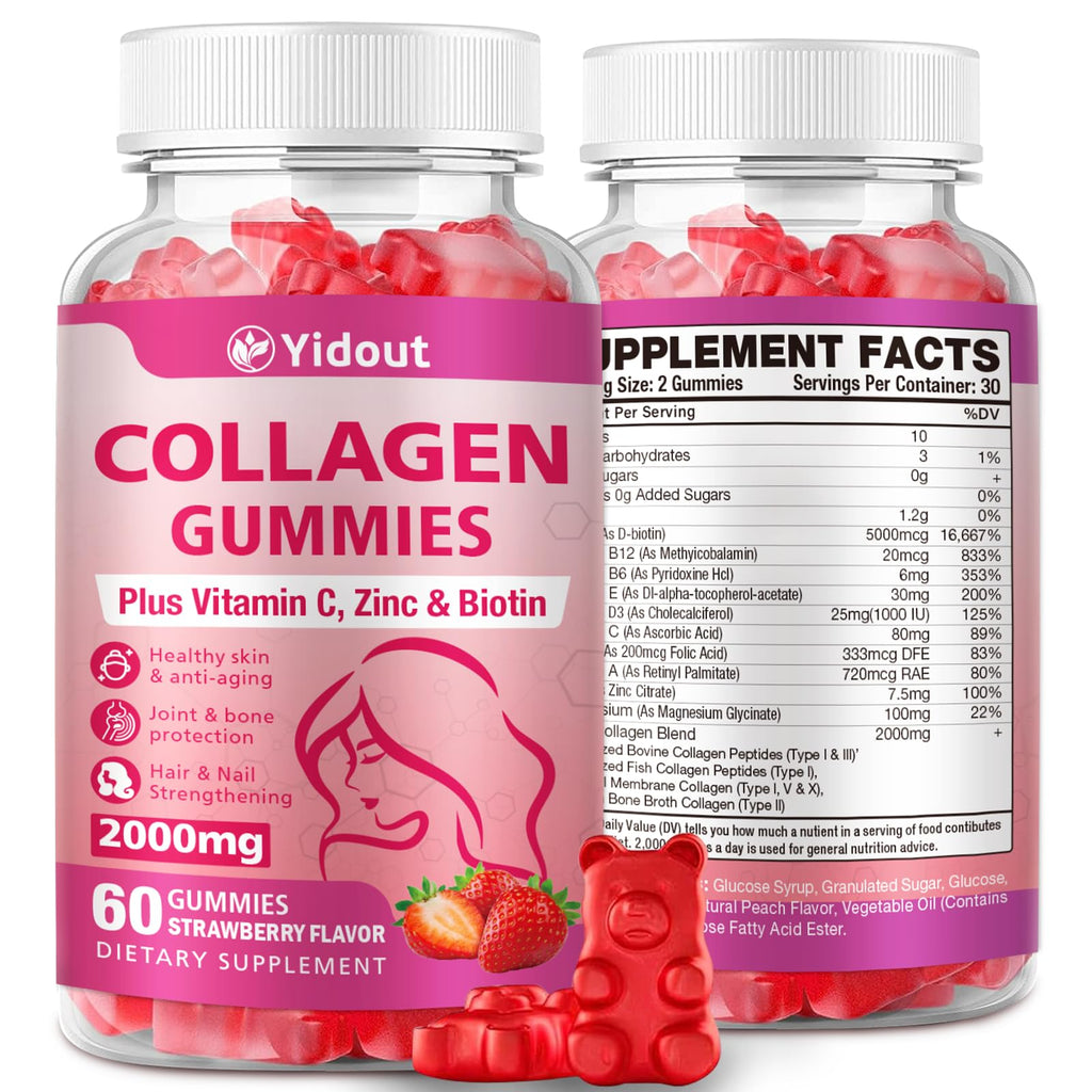 strawberry collagen gummies for beauty