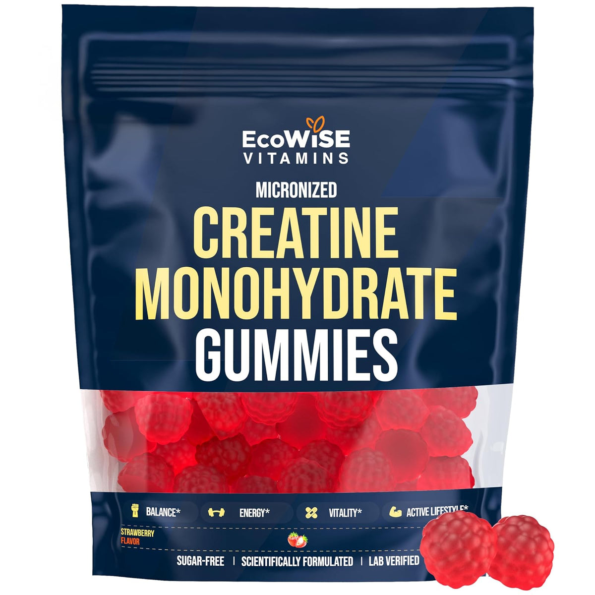 strawberry creatine gummies for energy