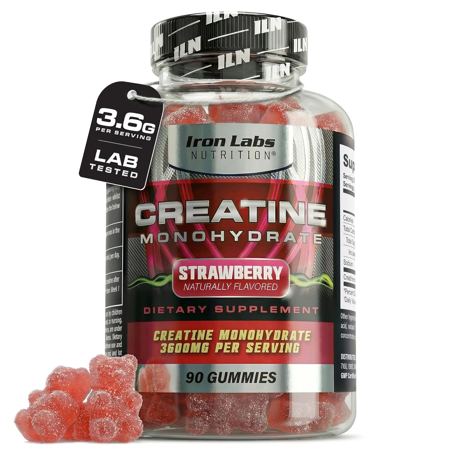 strawberry creatine monohydrate gummies