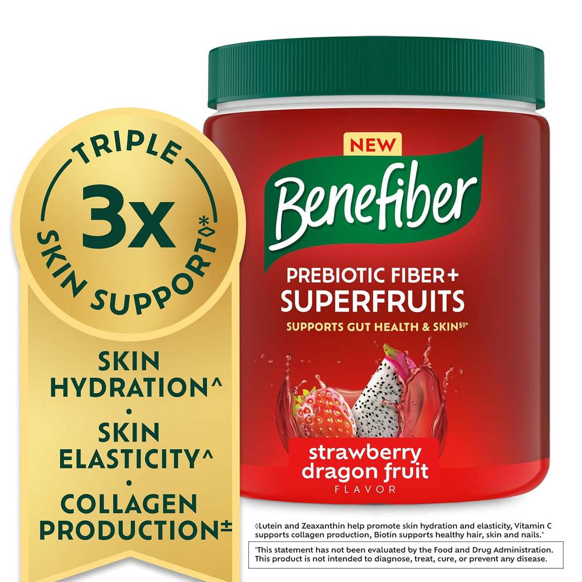 Strawberry dragon fruit dietary fiber