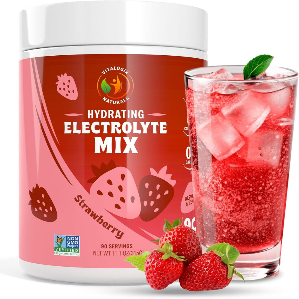 strawberry electrolyte powder for hydration
