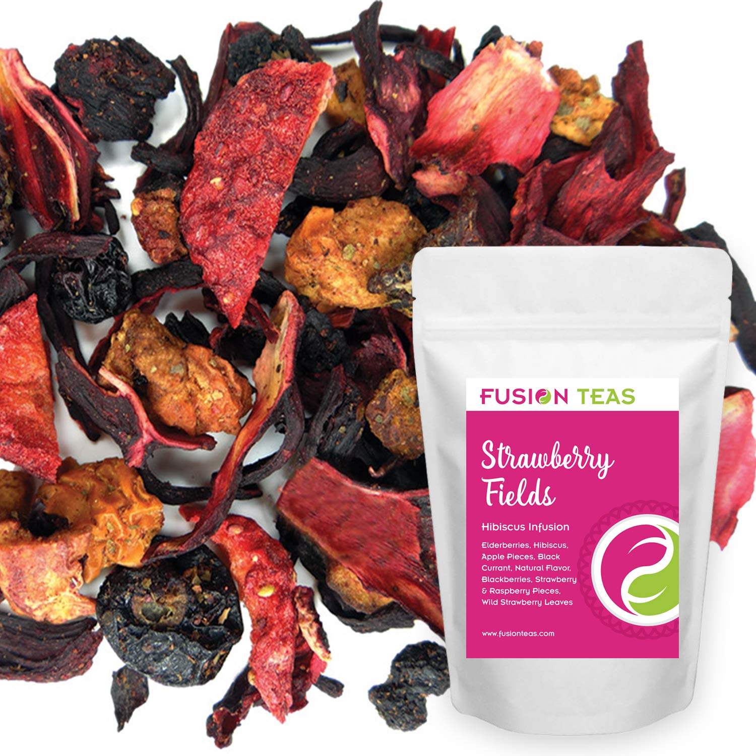 Strawberry Fields hibiscus herbal tea
