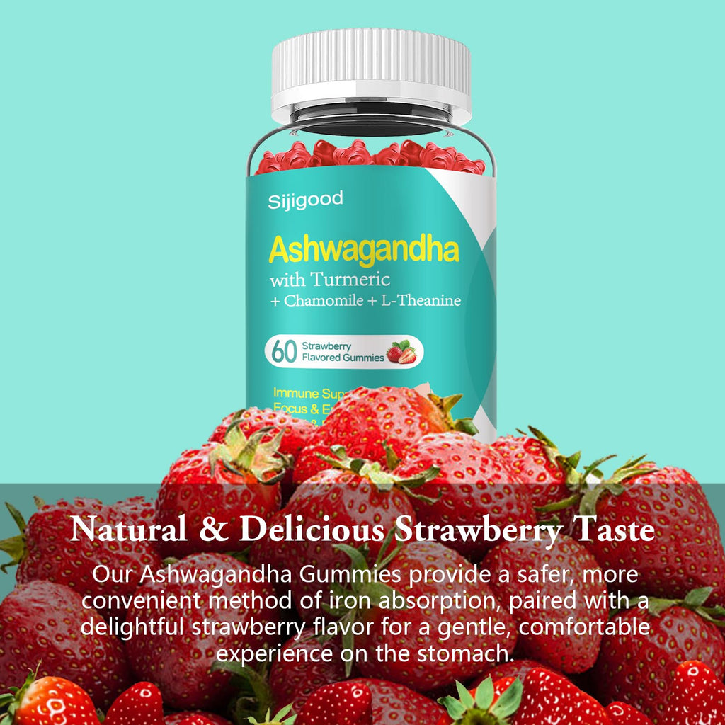 strawberry flavored ashwagandha supplement