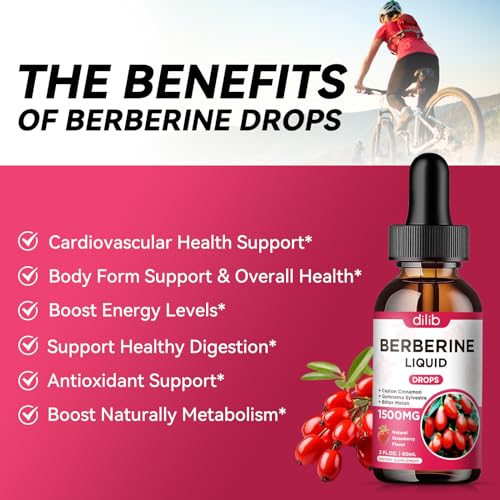 strawberry flavored berberine drops