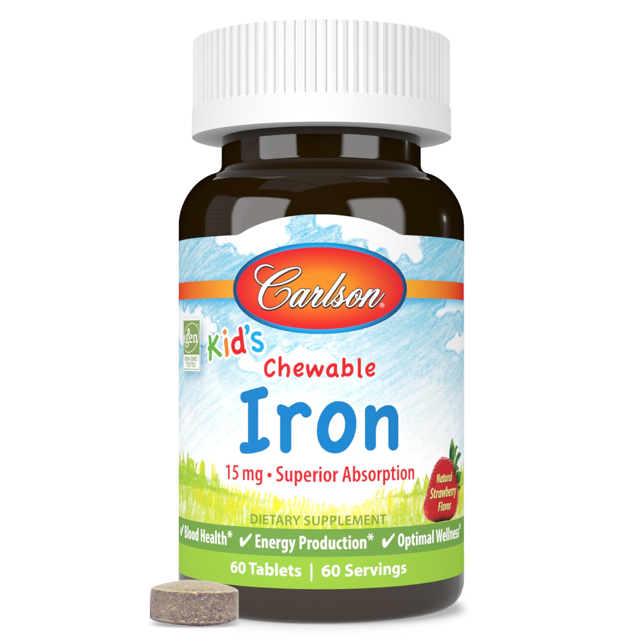 strawberry flavored iron supplements for kids