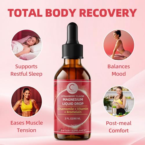 strawberry flavored magnesium drops for relaxation