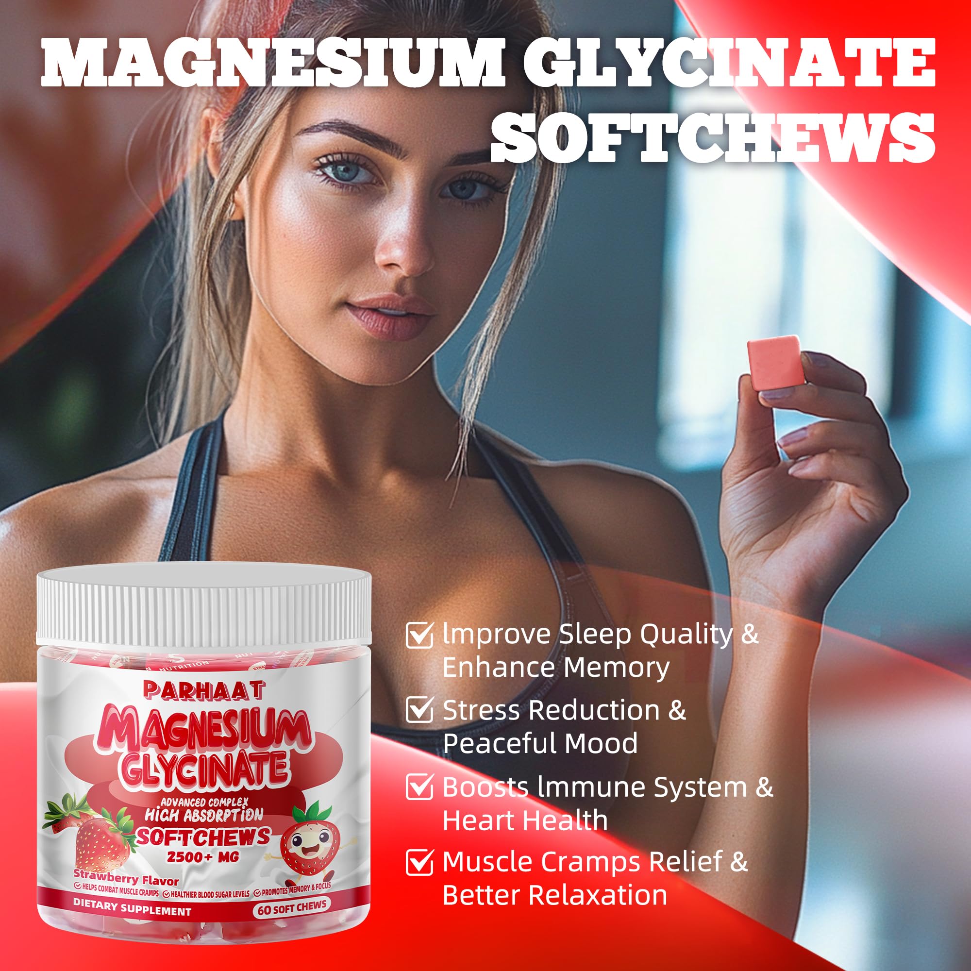 strawberry-flavored magnesium for adults
