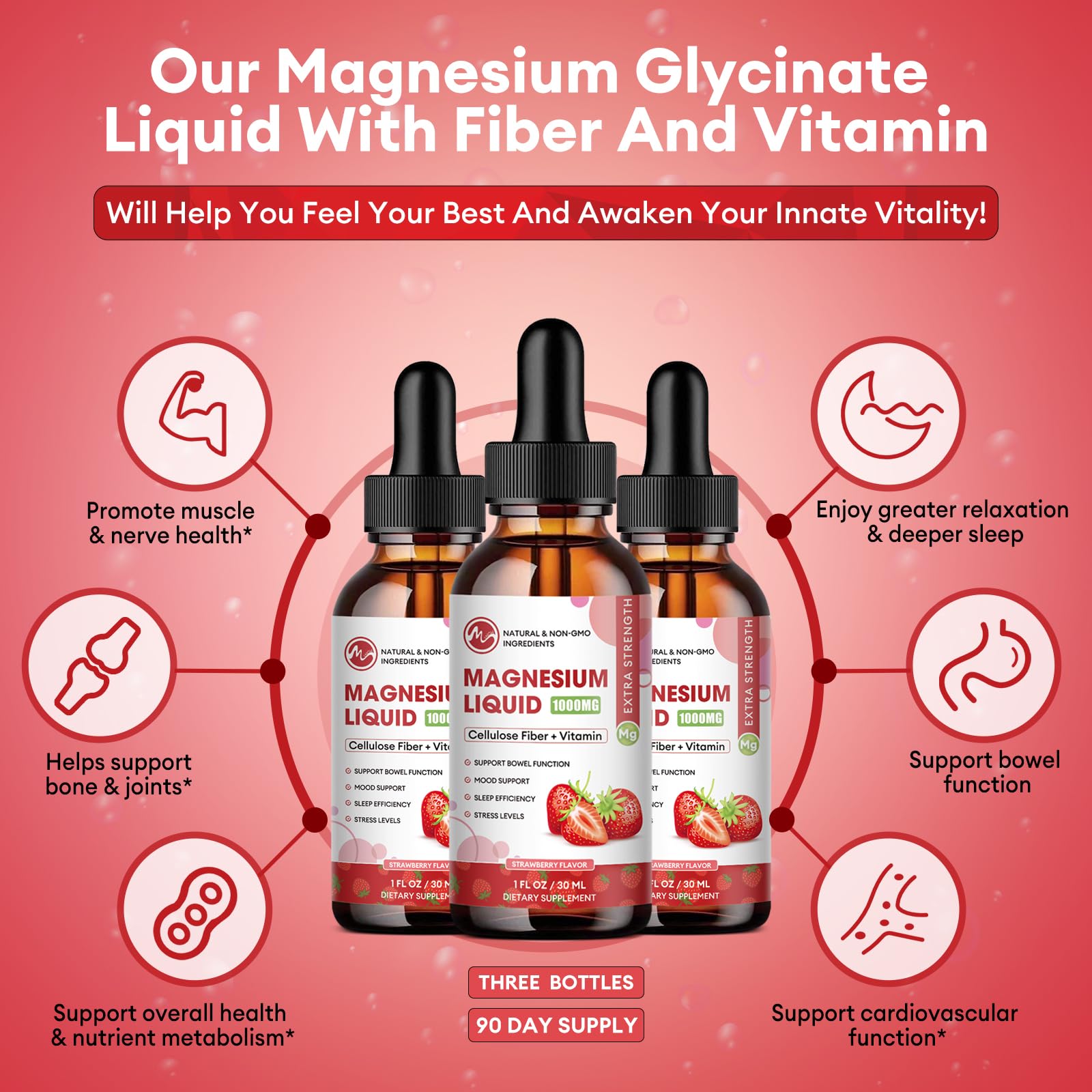 strawberry flavored magnesium glycinate